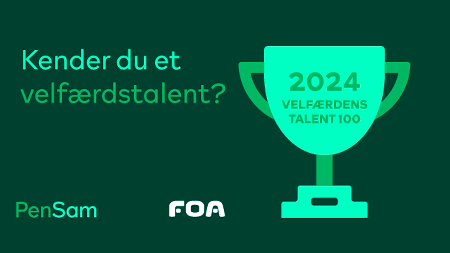 Igen er det tid til at hylde fagligheden - kender du et velfærdstalent ...