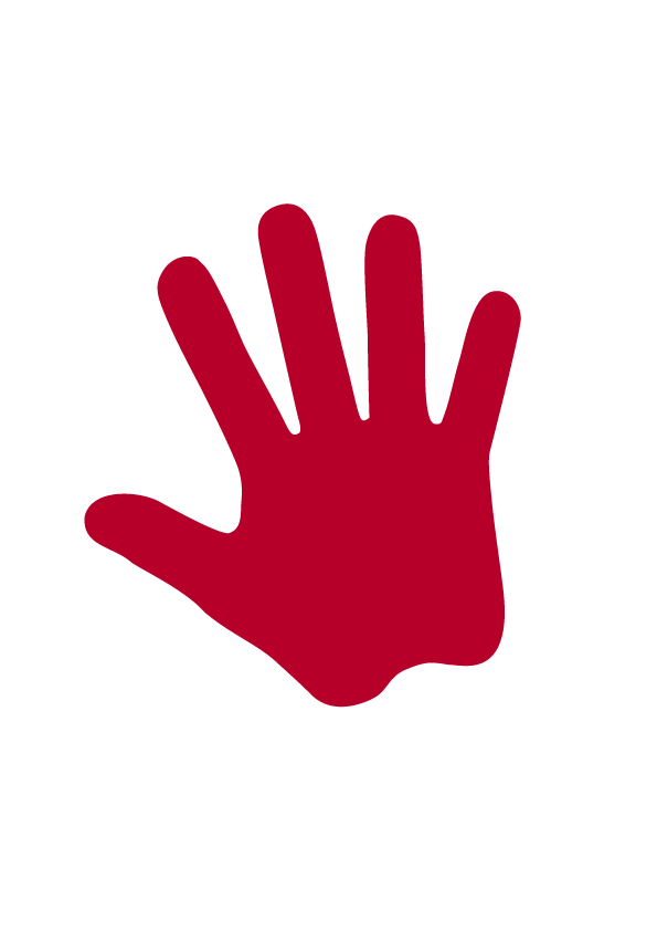 Hent FOAs røde hånd til tryk og web | FOA